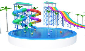 Water Park 3D Models for Download | TurboSquid