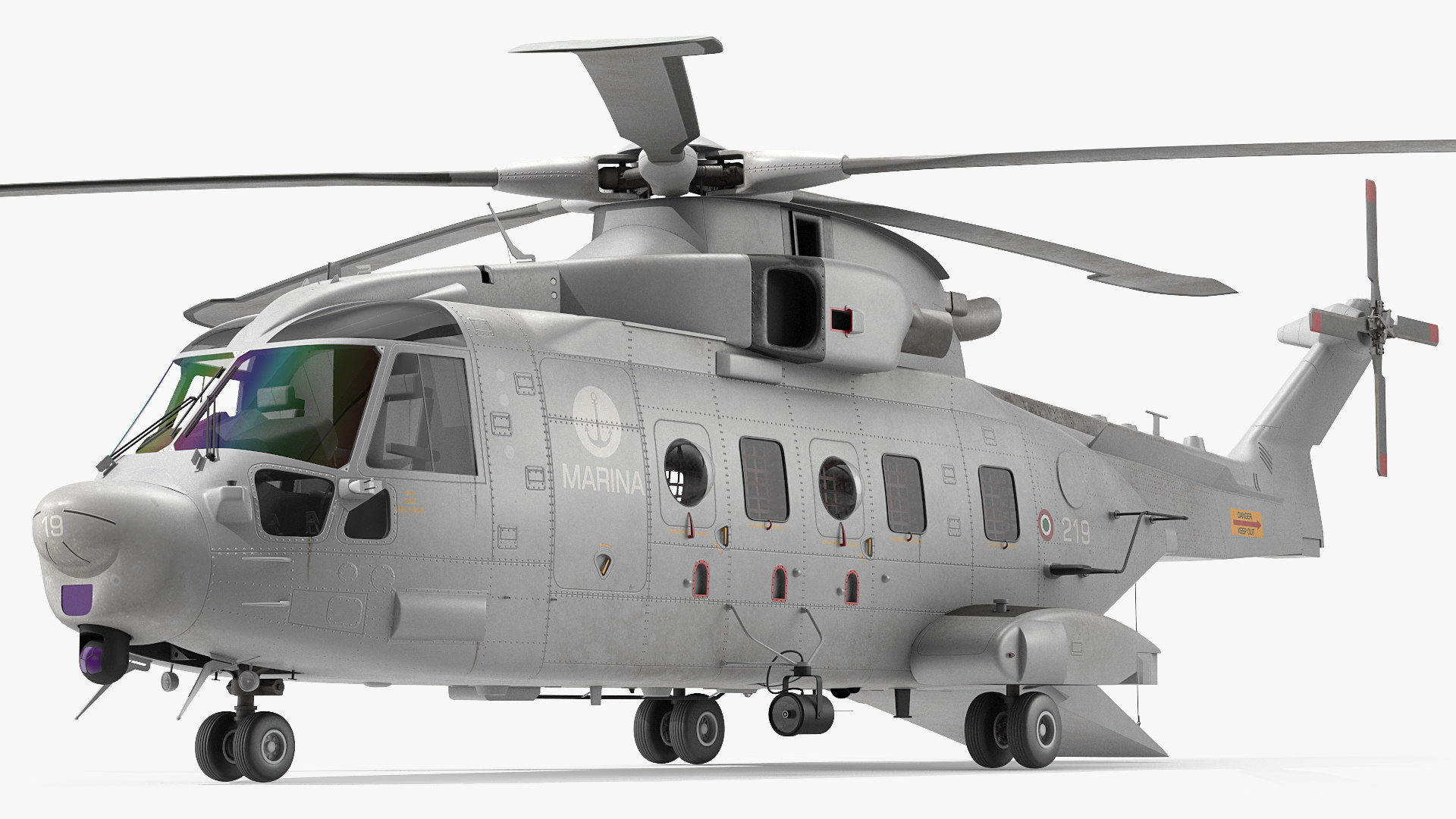 AgustaWestland AW101 Helicopter Italian Navy Rigged3Dモデル - TurboSquid ...