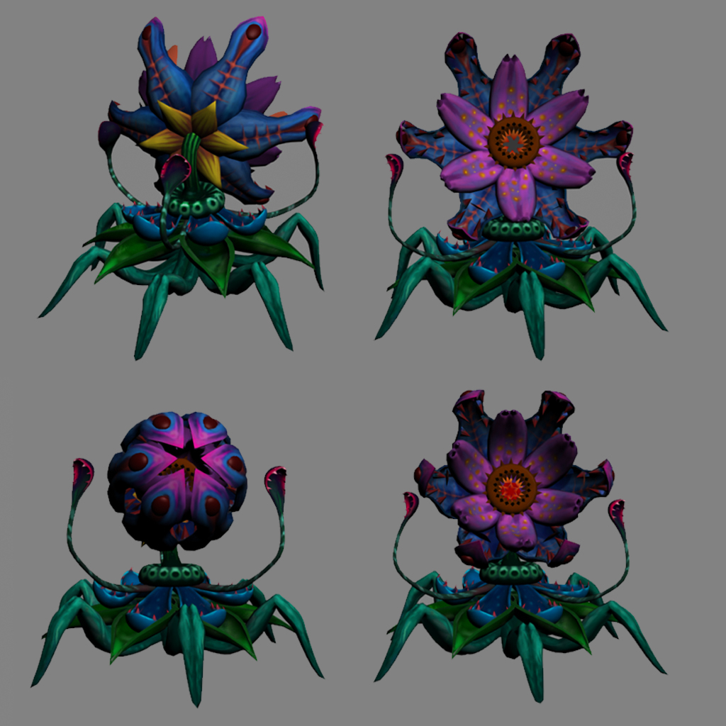 3D model carnivorousflower flower - TurboSquid 1604928