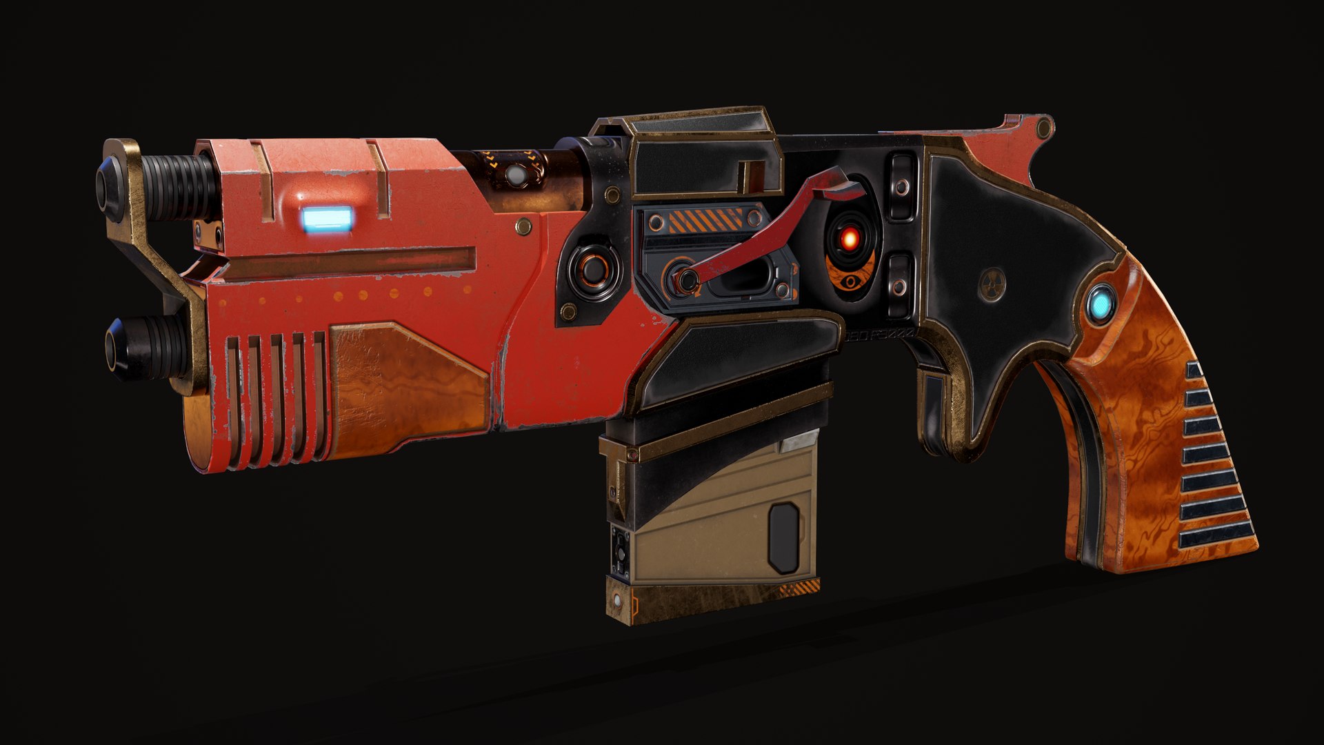 Gun pbr 3D model - TurboSquid 1632310