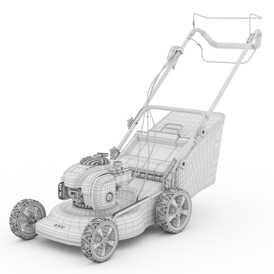 Lawn mower 3D model - TurboSquid 1632404