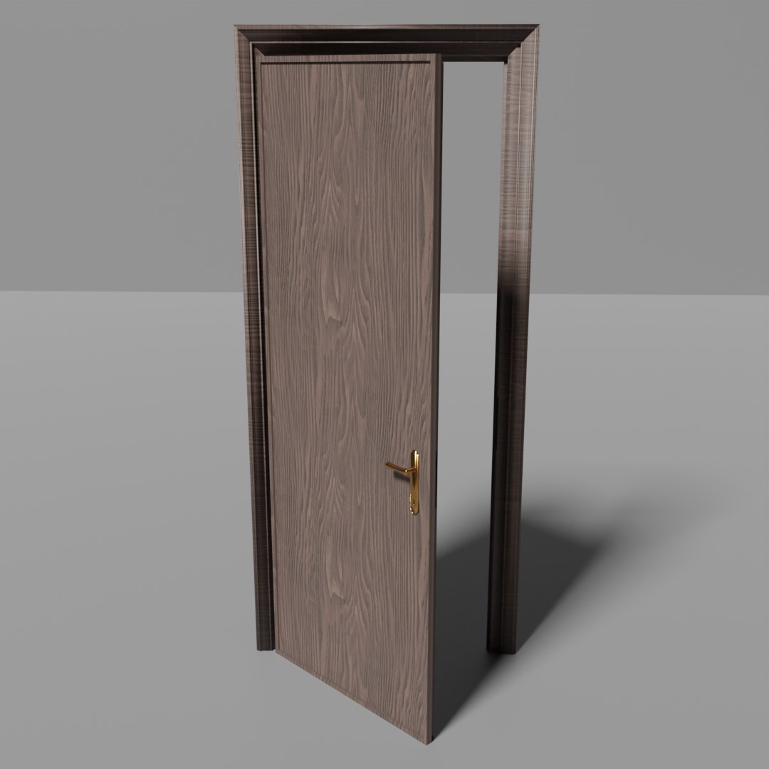 modèle 3D de Porte intérieure classique avec cadres - TurboSquid 1632566