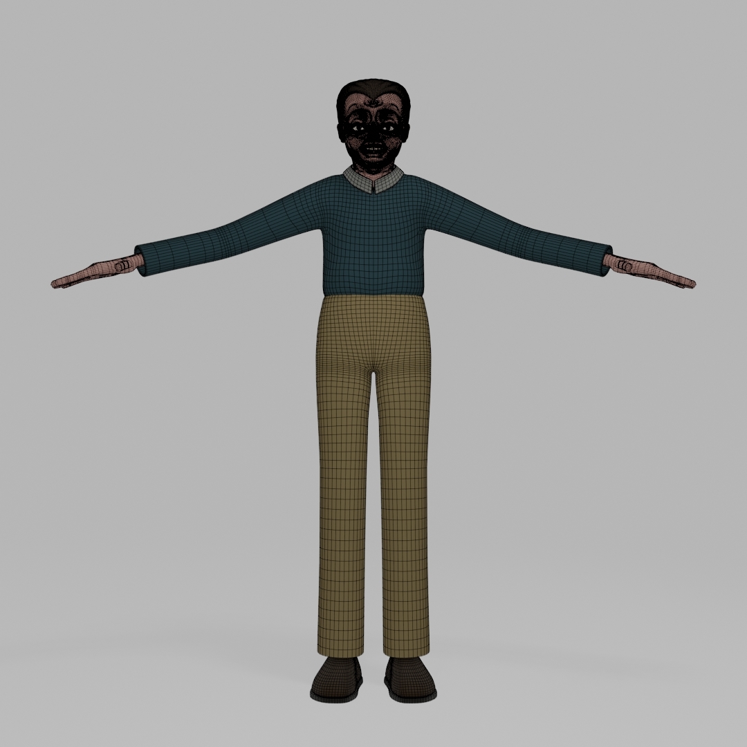 3D creepy man - TurboSquid 1632651