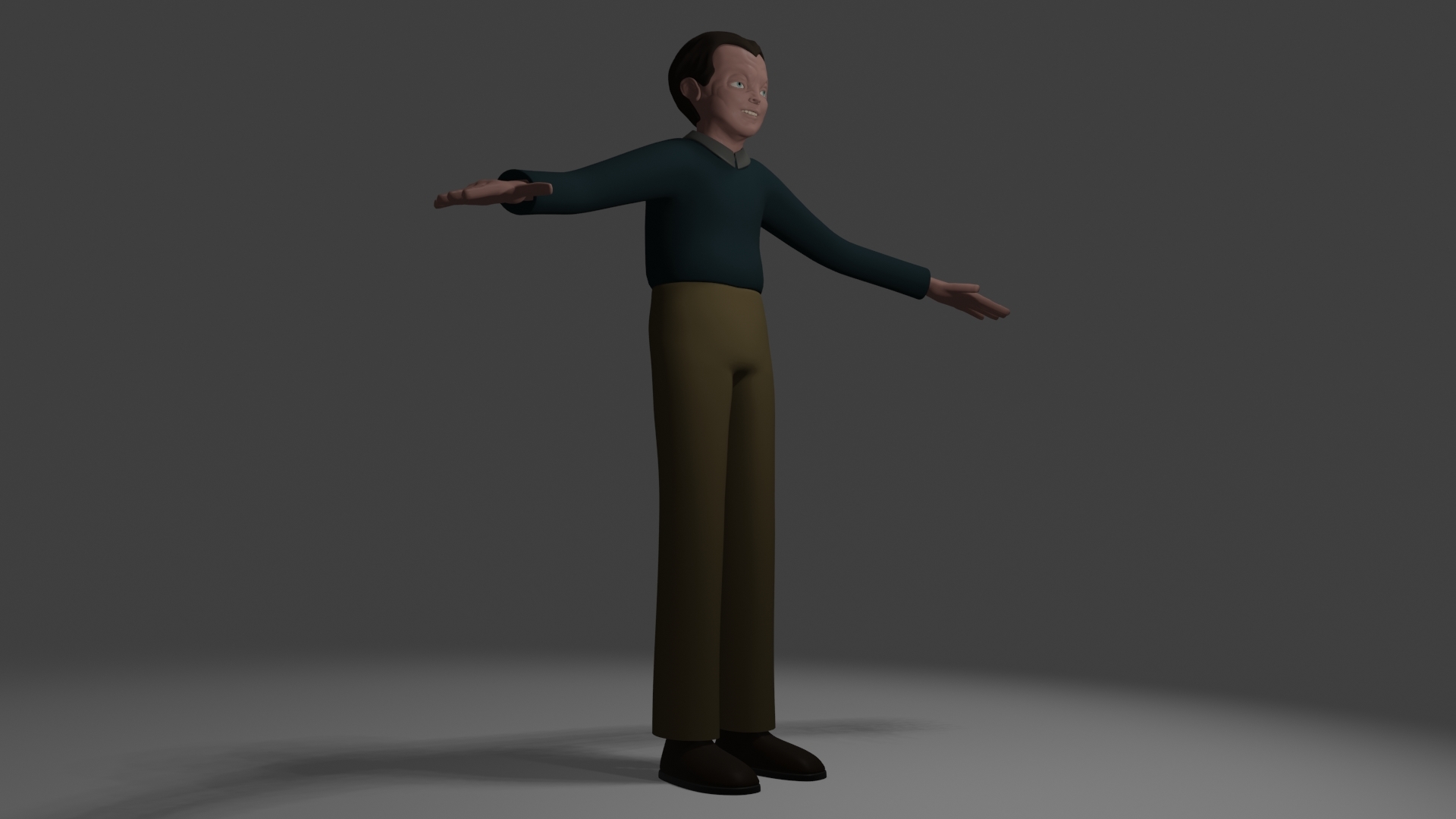 3D creepy man - TurboSquid 1632651