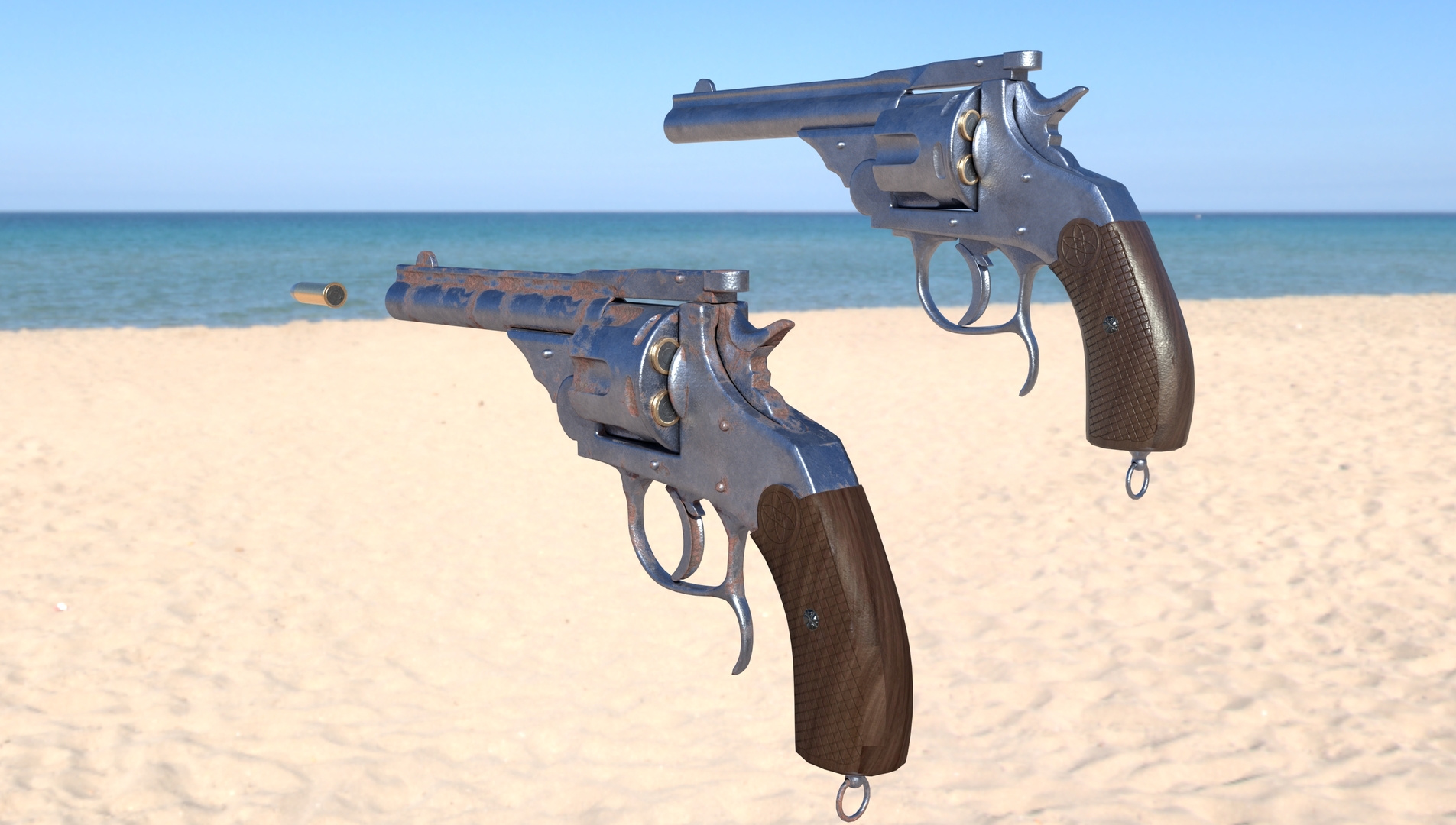3D realistic revolver model - TurboSquid 1632829
