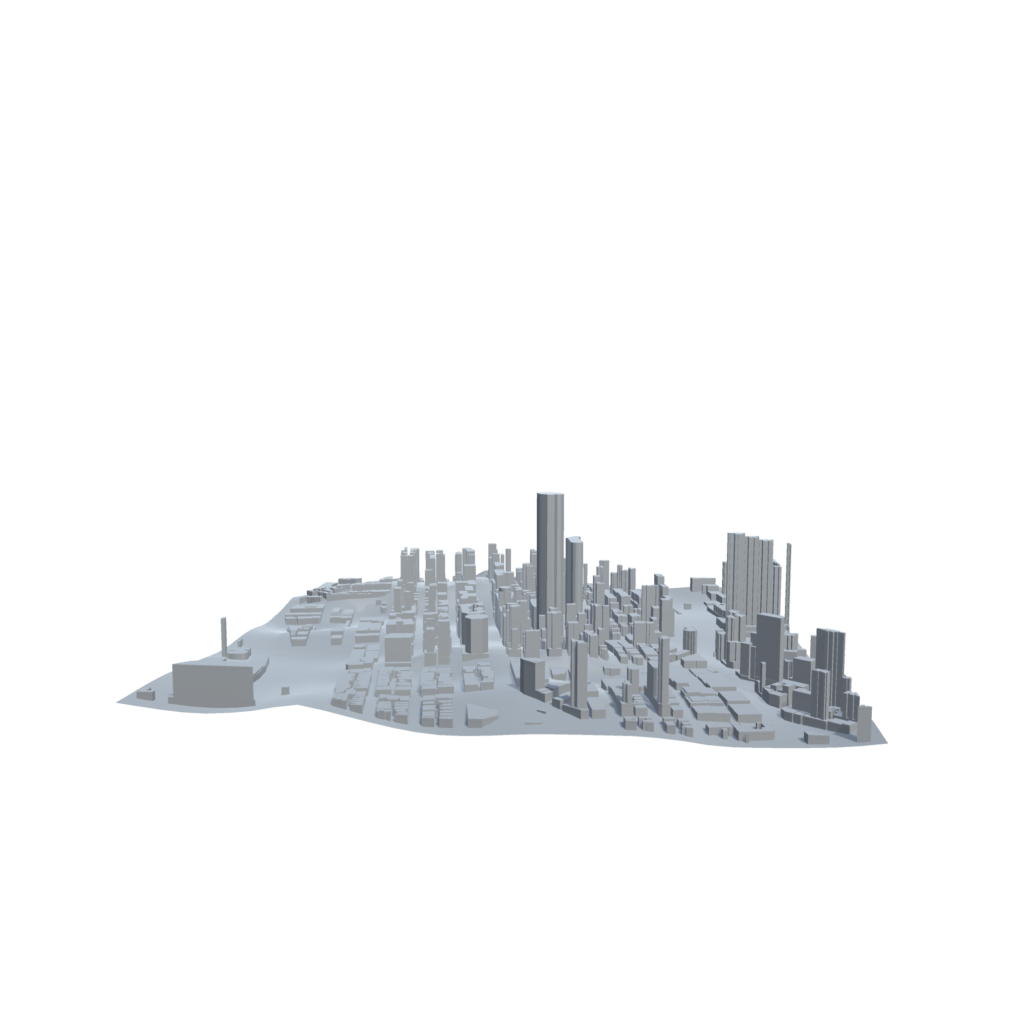 Kong kowloon cityscape urban city 3D model - TurboSquid 1632917