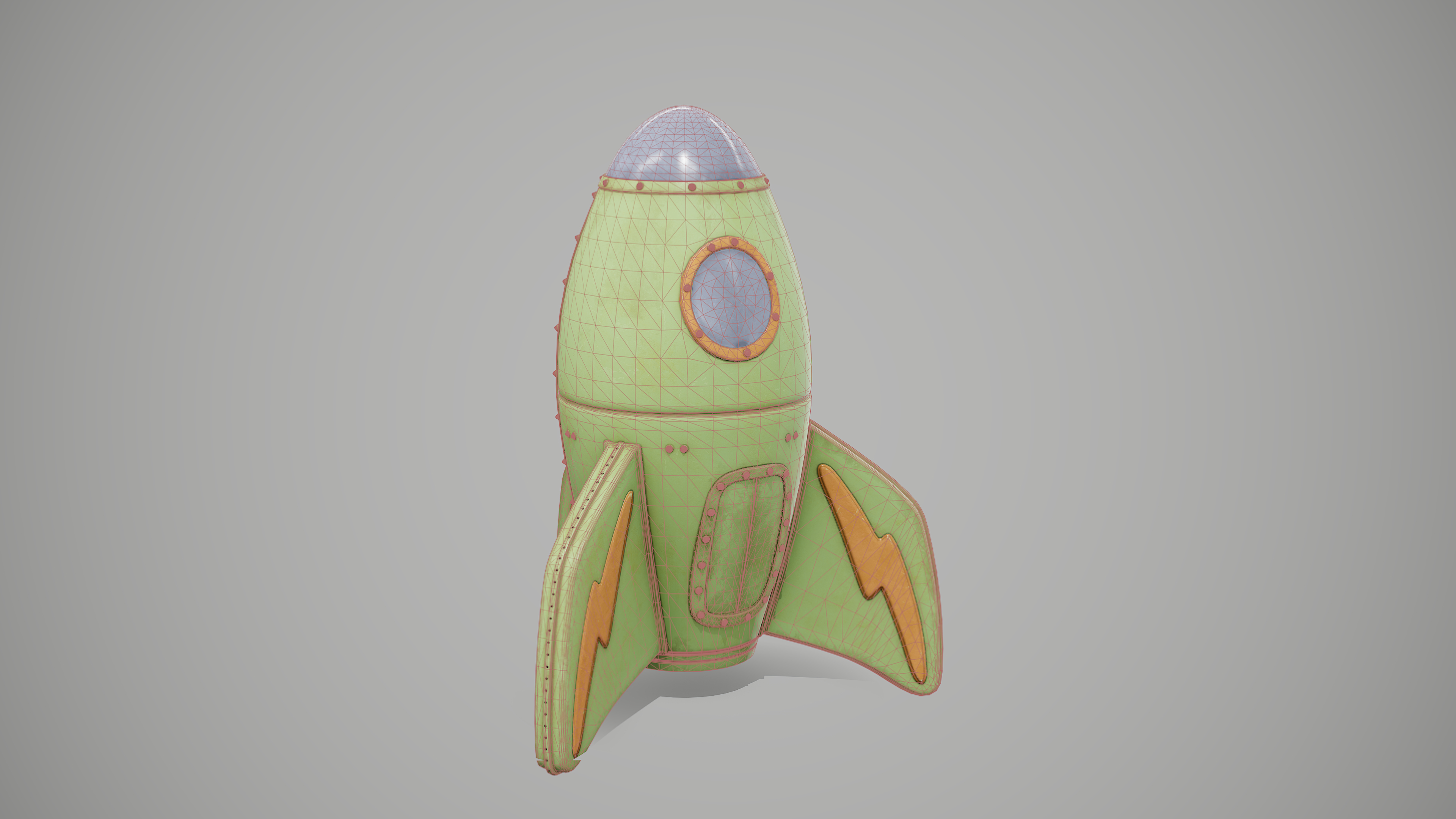 Fantasy rocket ship 3D model - TurboSquid 1633167