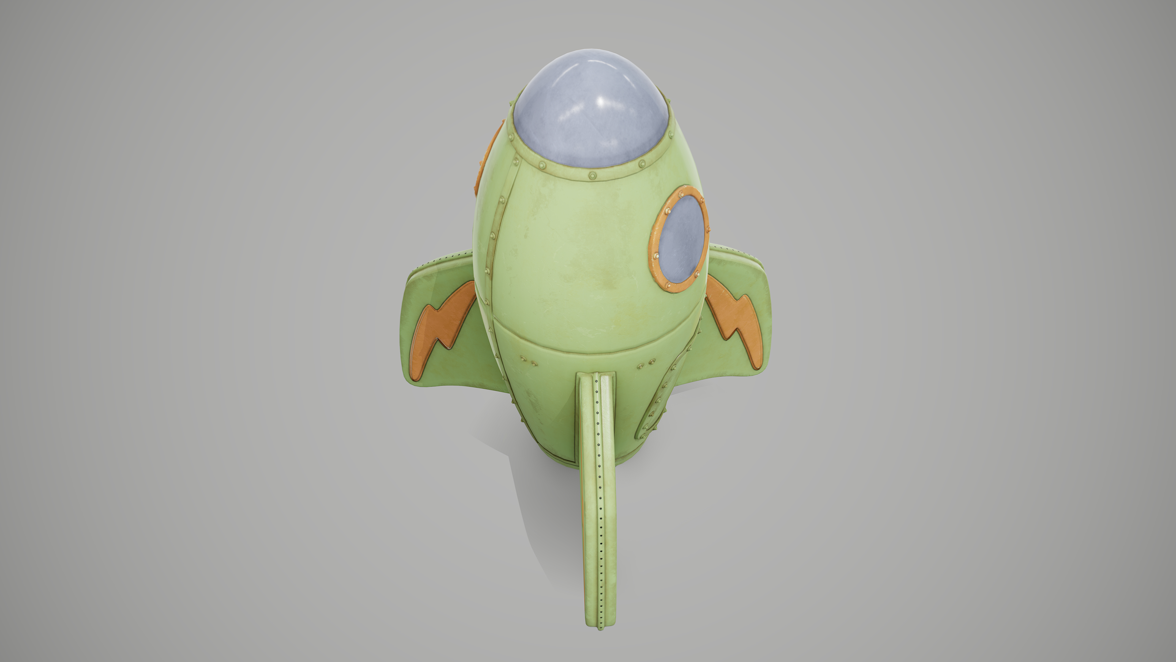 Fantasy rocket ship 3D model - TurboSquid 1633167