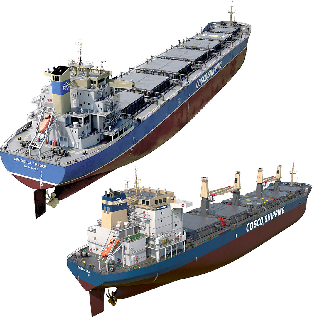 3D vessel bulk carrier - TurboSquid 1633172