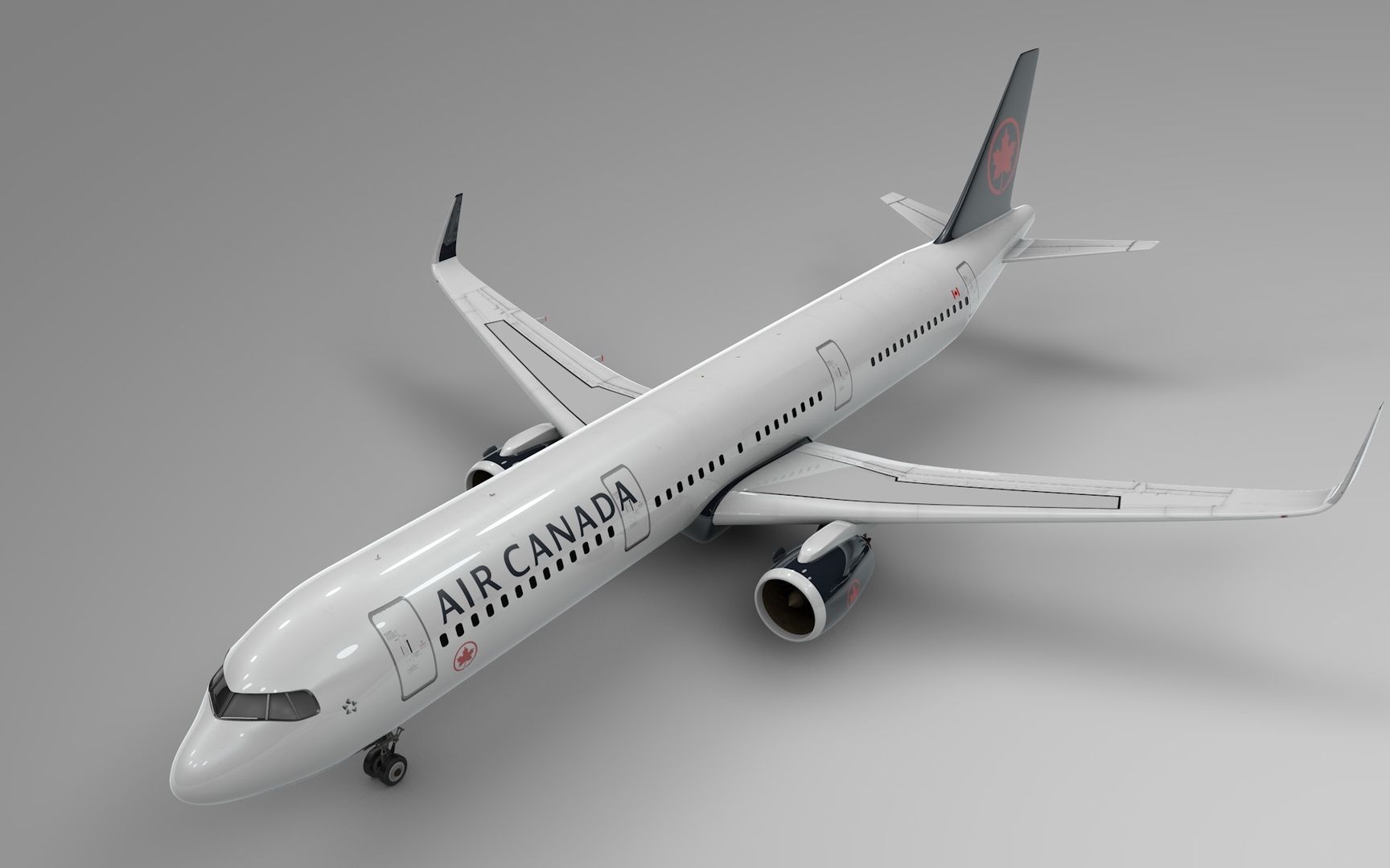 modèle 3D de Airbus A321 néo Air CANADA L1003 - TurboSquid 1633366