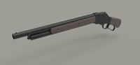 winchester m 1887 3d model