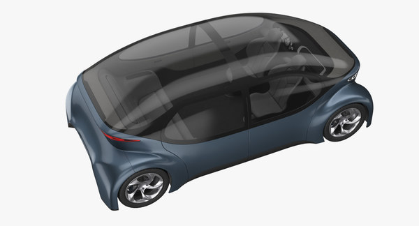 3D self-driving car concept - TurboSquid 1633430