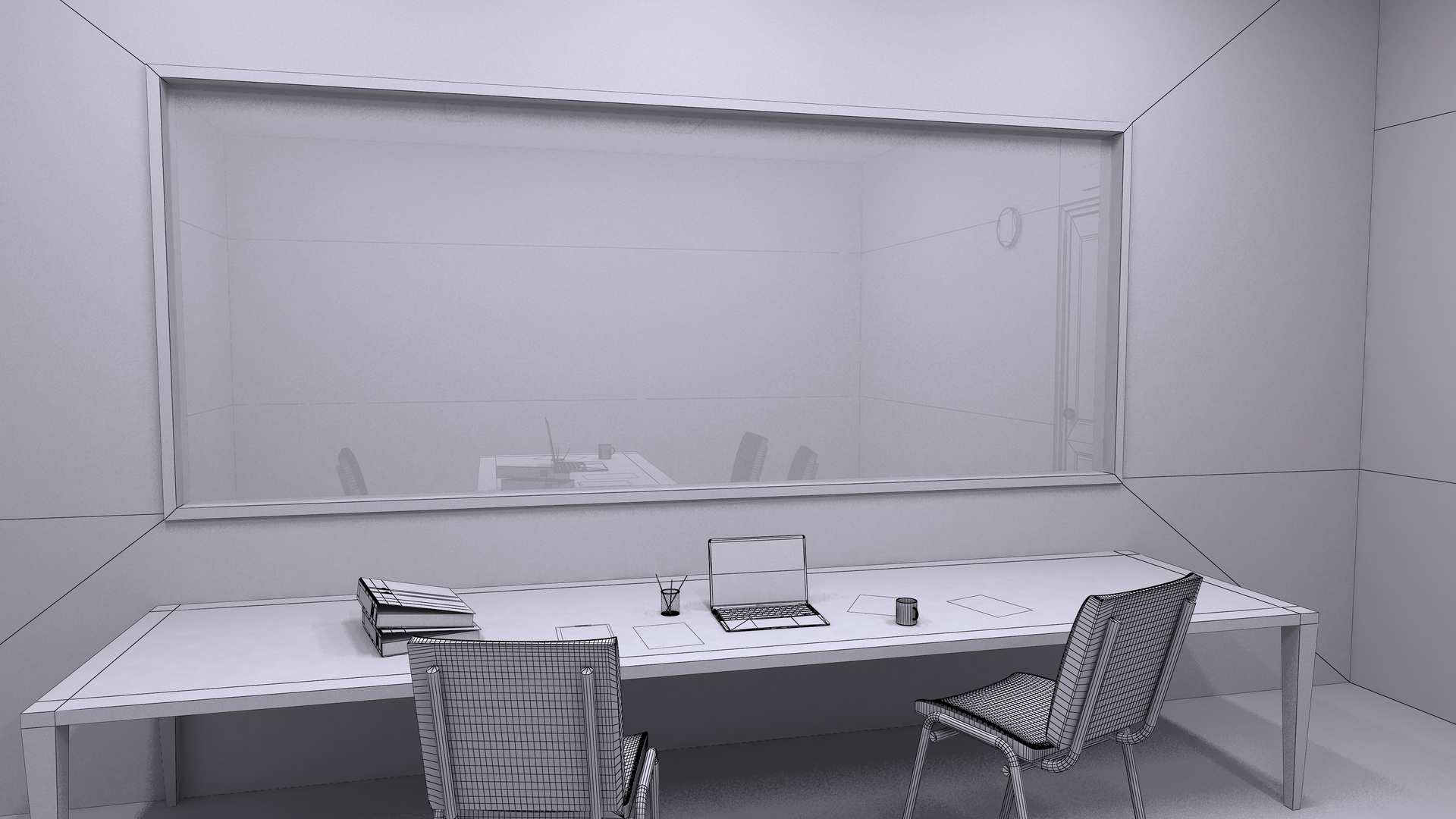 Sala de interrogatório Modelo 3D - TurboSquid 1633774