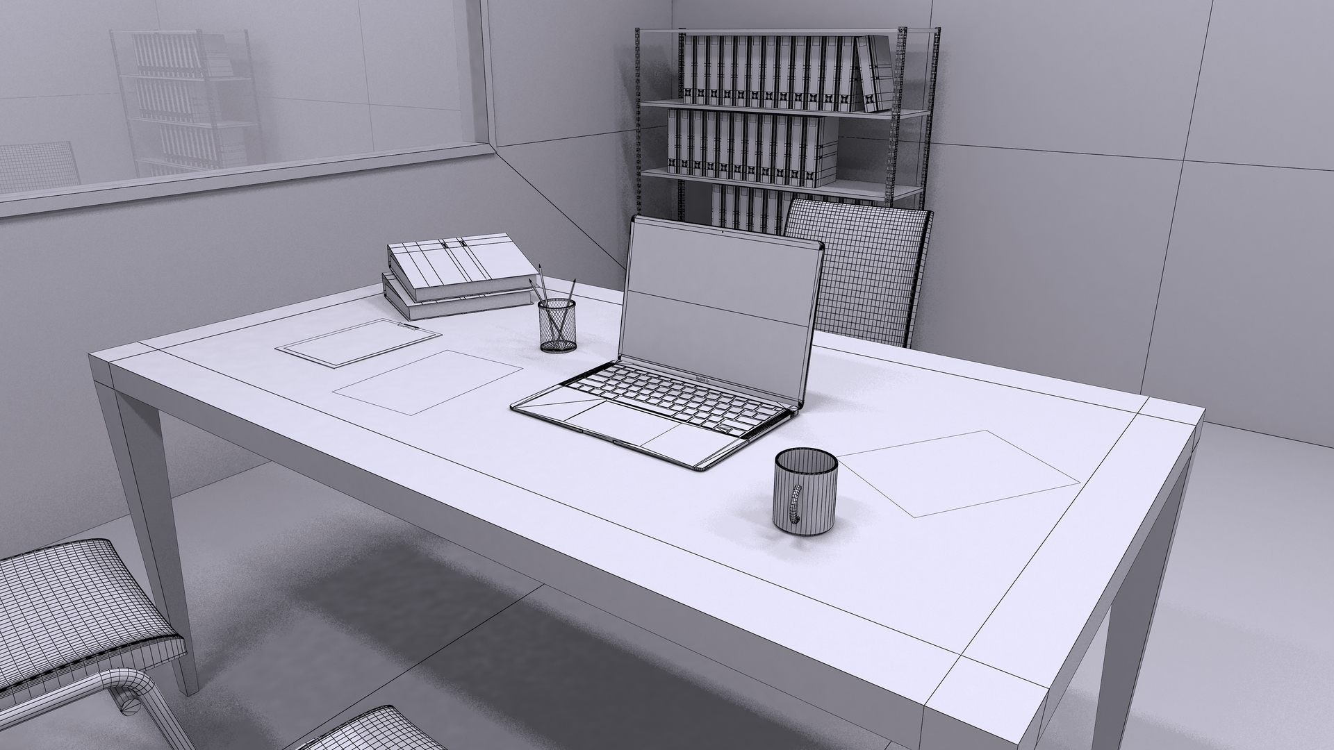 3D interrogation room - TurboSquid 1633774