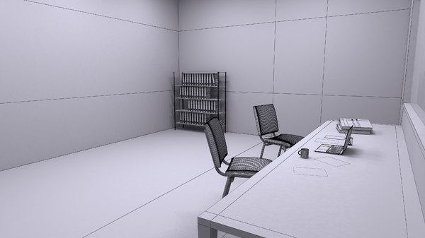 Sala de interrogatório Modelo 3D - TurboSquid 1633774