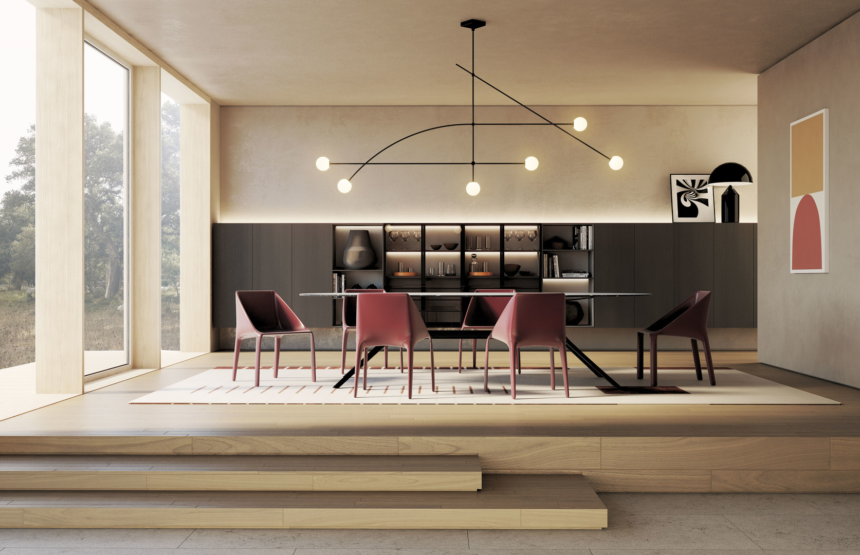 Poliform dining room model - TurboSquid 1633857