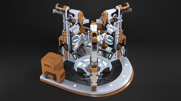 3D sci fi teleportation device - TurboSquid 1634108