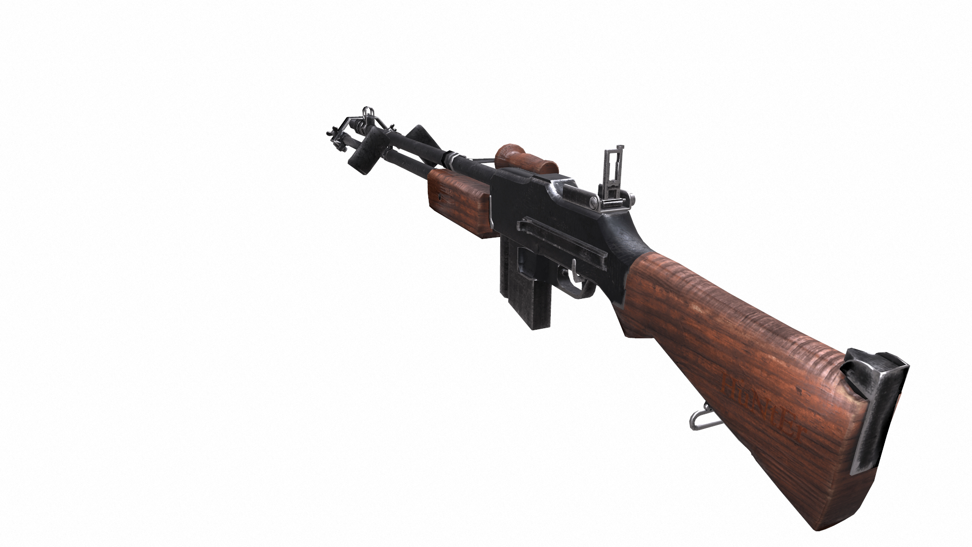 Free 3D bar m1918 browning automatic - TurboSquid 1633972