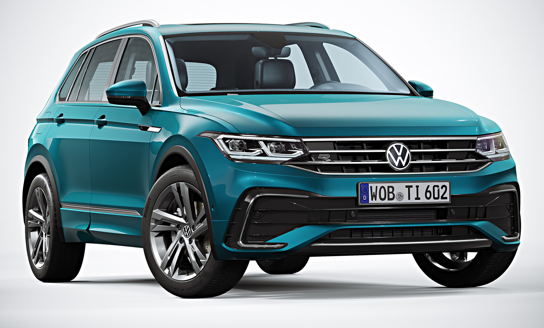 3D 2021 volkswagen tiguan model - TurboSquid 1634026
