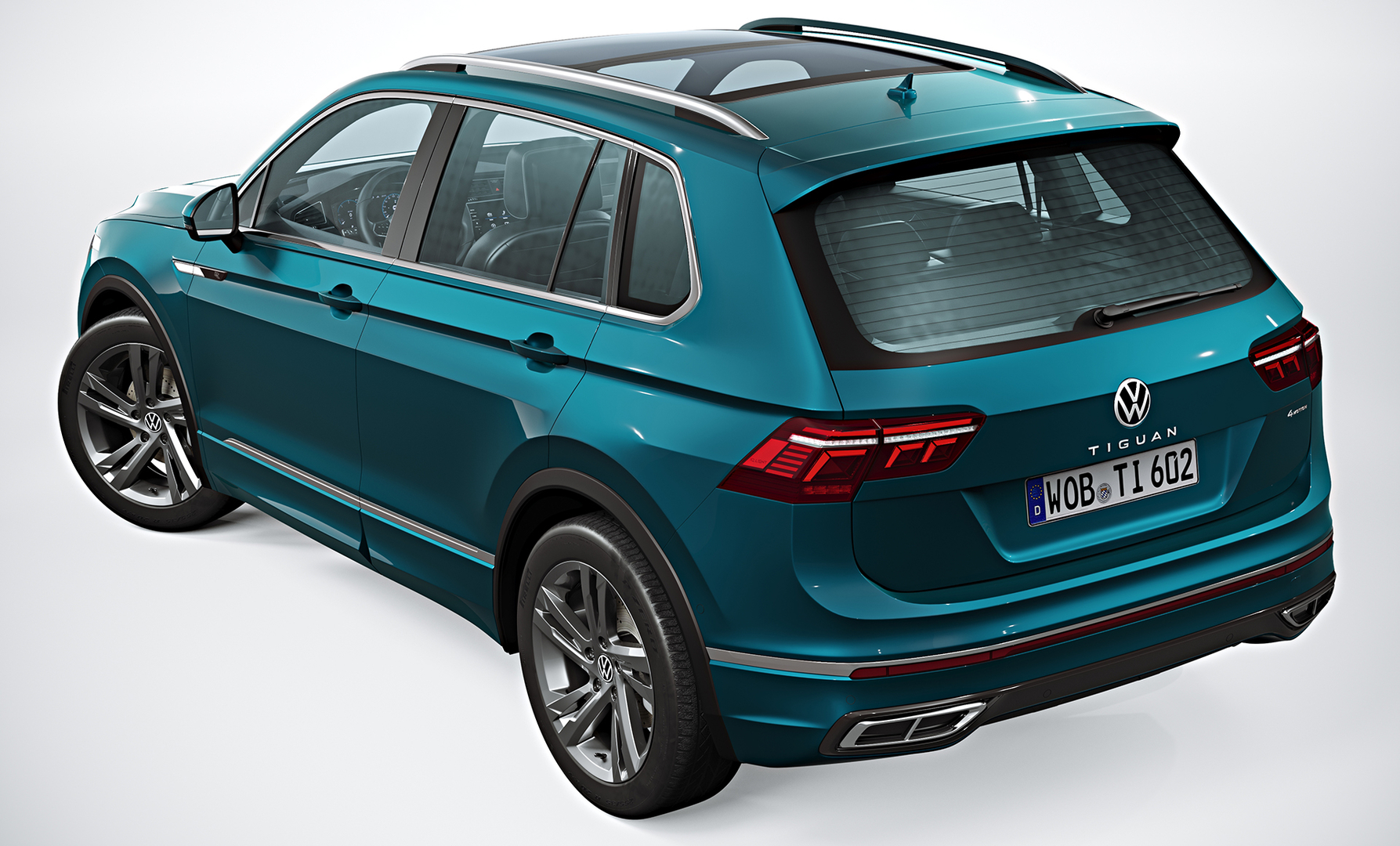 3D 2021 volkswagen tiguan model - TurboSquid 1634026