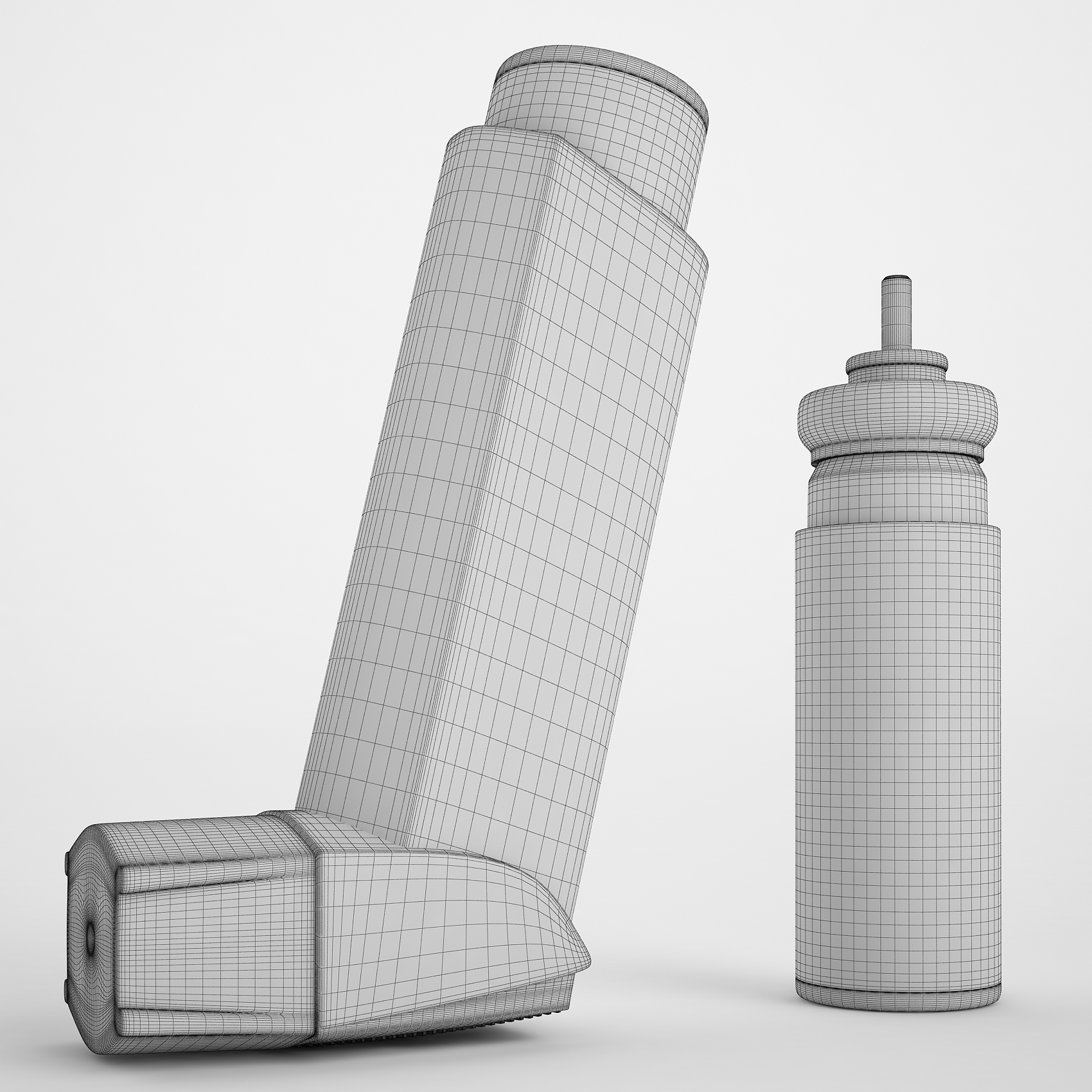 Asthma inhalers model - TurboSquid 1634124