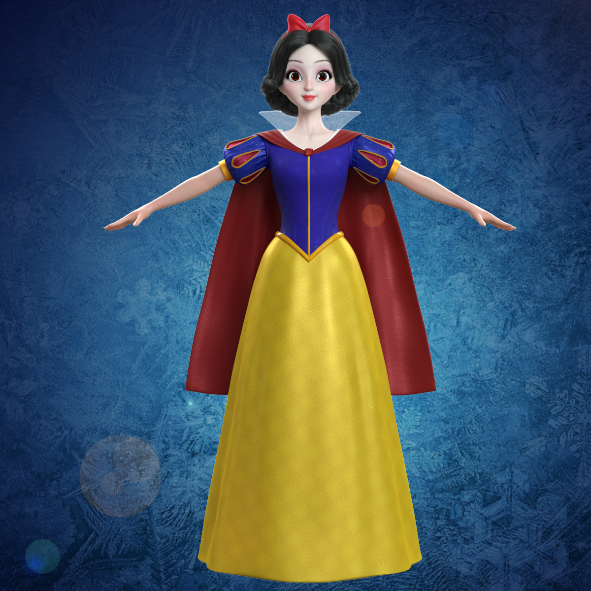Princess snow white 3D model - TurboSquid 1634158