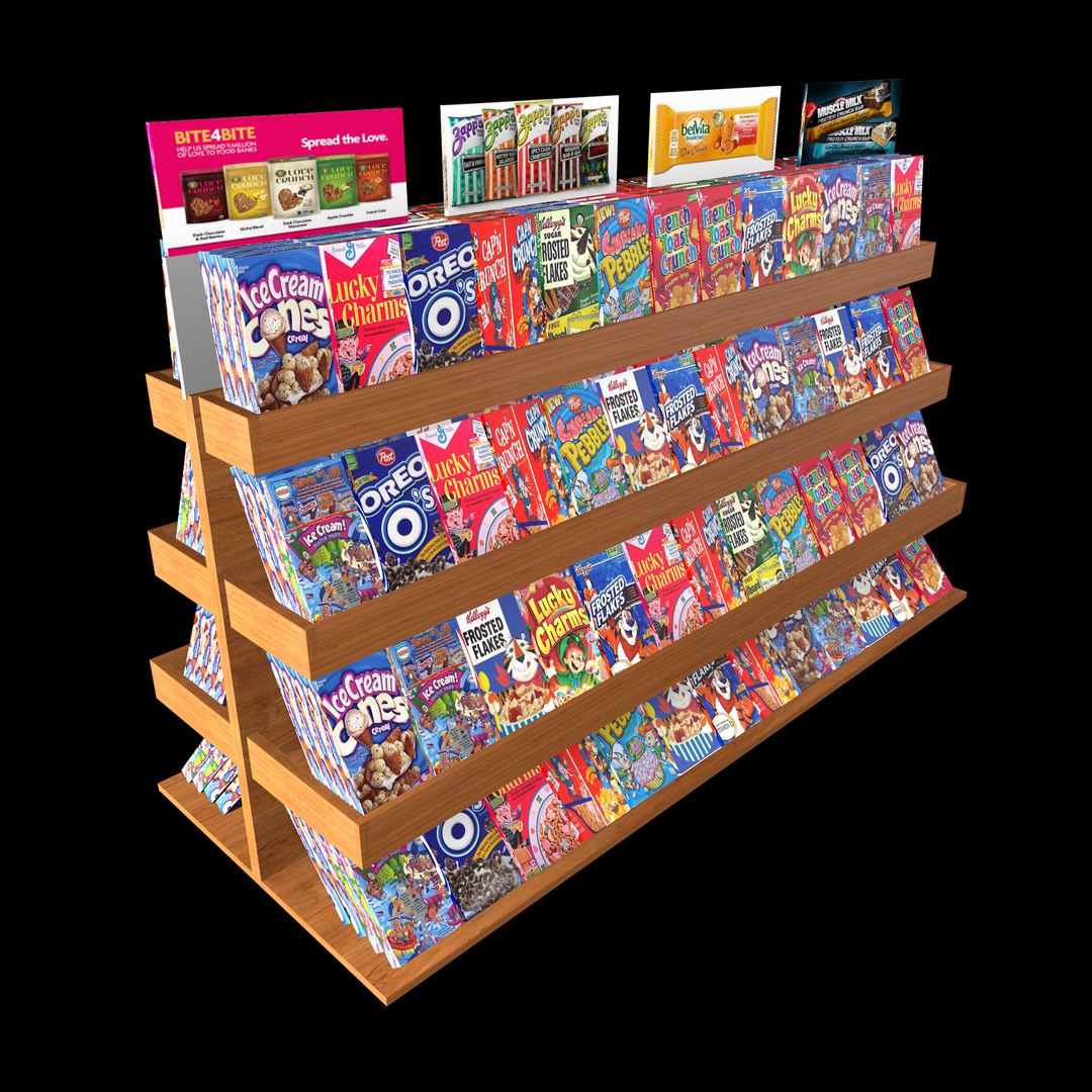 Shop rack 3D model - TurboSquid 1634176