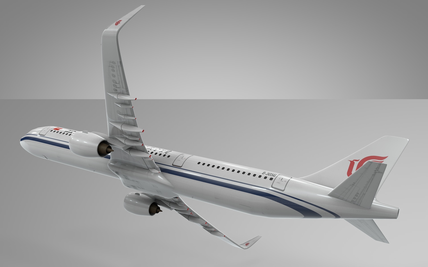 A321 neo air china 3D - TurboSquid 1634198