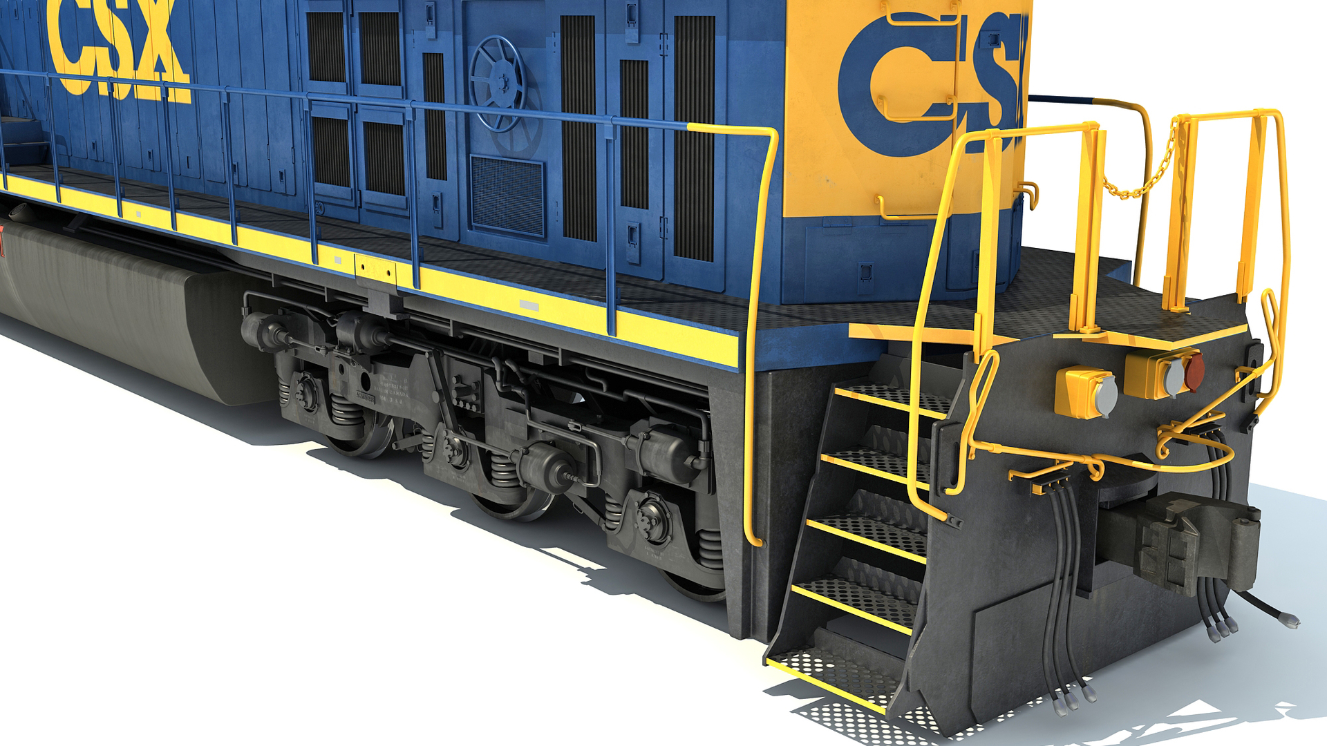 3D csx locomotive - TurboSquid 1634233