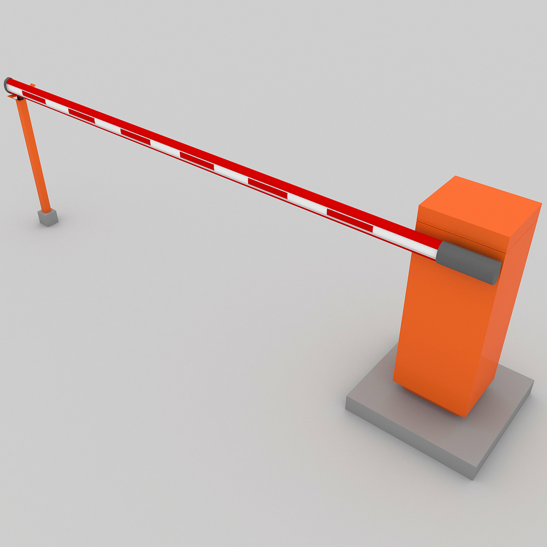 Barrier 3D model - TurboSquid 1634389
