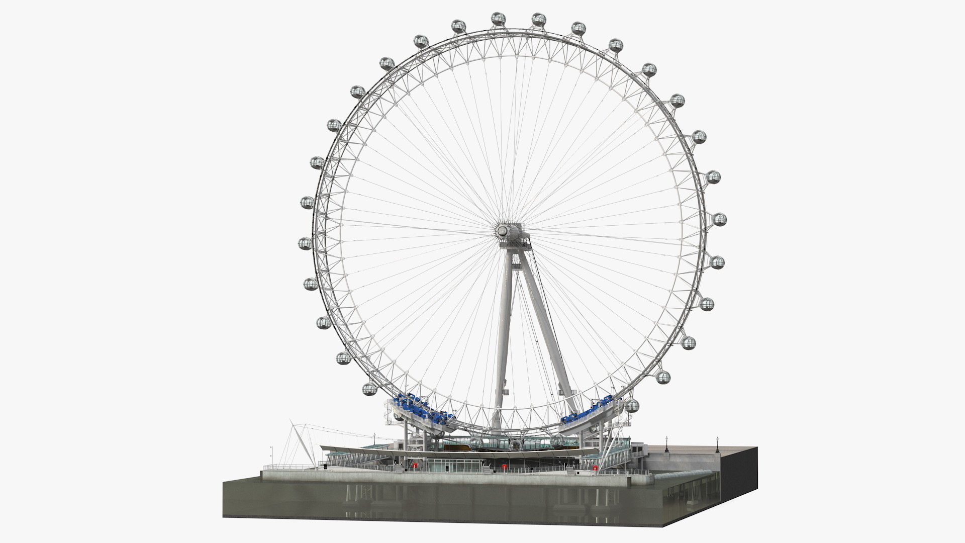 3D model observation ferris wheel - TurboSquid 1634889