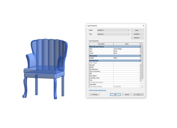 Família Revit - Poltrona totalmente escalável 2 Modelo 3D - TurboSquid ...