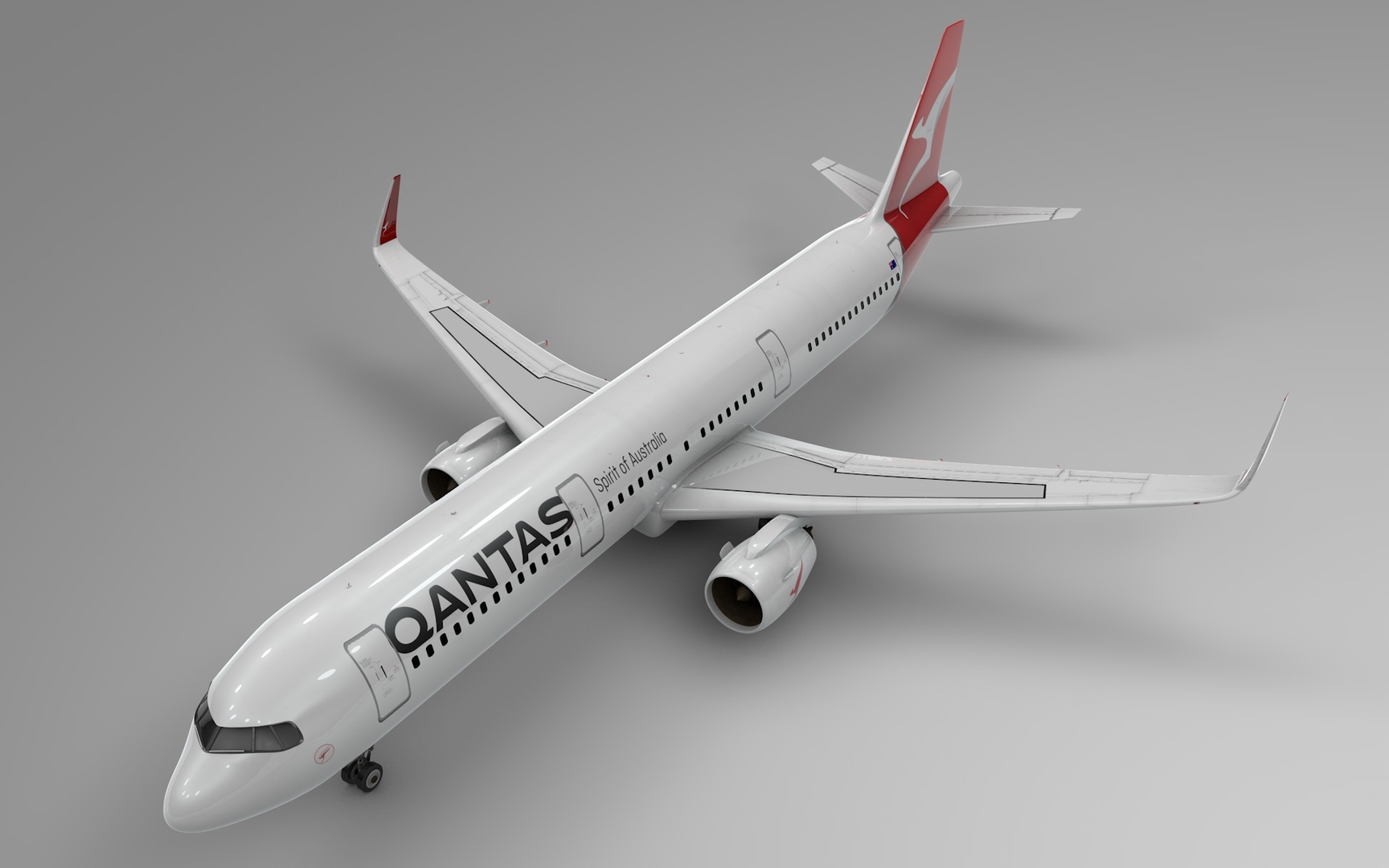 A321 neo qantas l1024 3D - TurboSquid 1634793