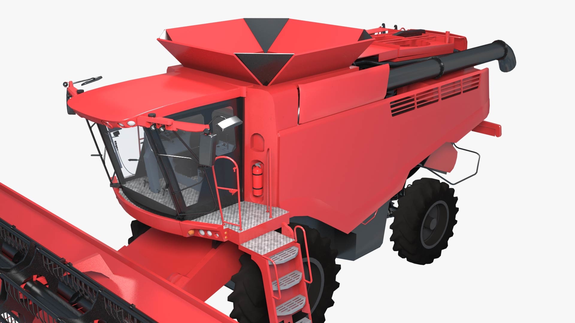 3D combine harvester model - TurboSquid 1635144