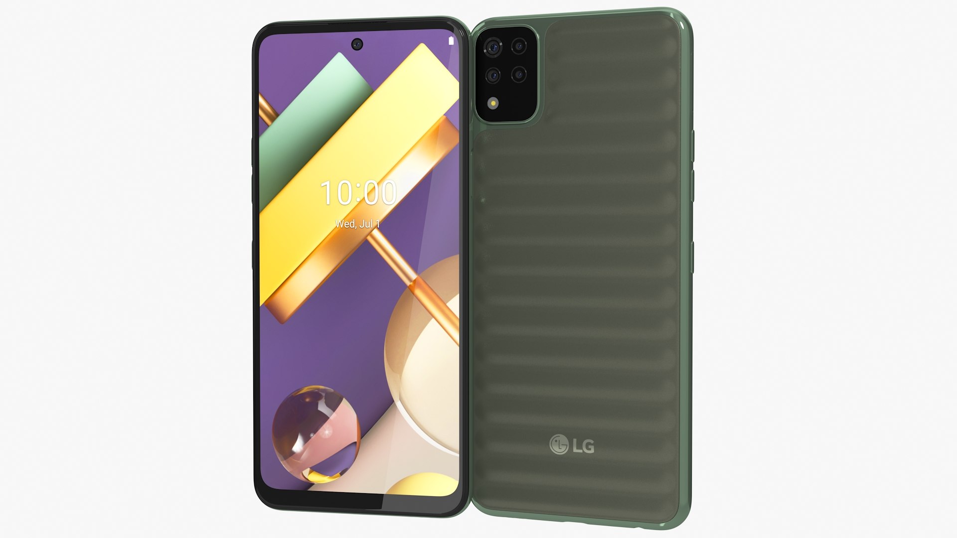 Realistic lg k42 green 3D model - TurboSquid 1635103
