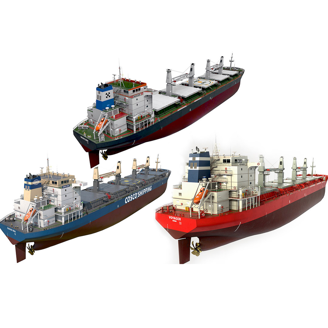 Bulk carrier 3D - TurboSquid 1635149