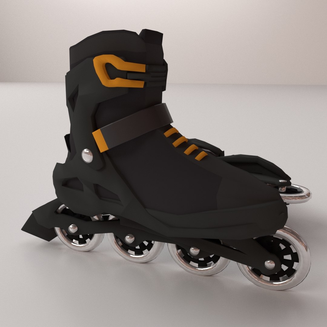 Roller blade 3D model - TurboSquid 1635339