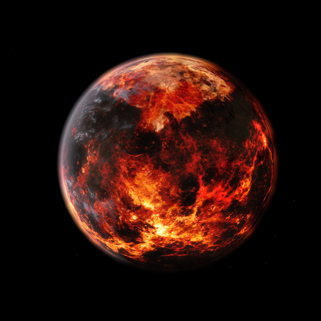 Lava Planet - Mustafar - Alien Planet 8k Modelo 3D - TurboSquid 1635495