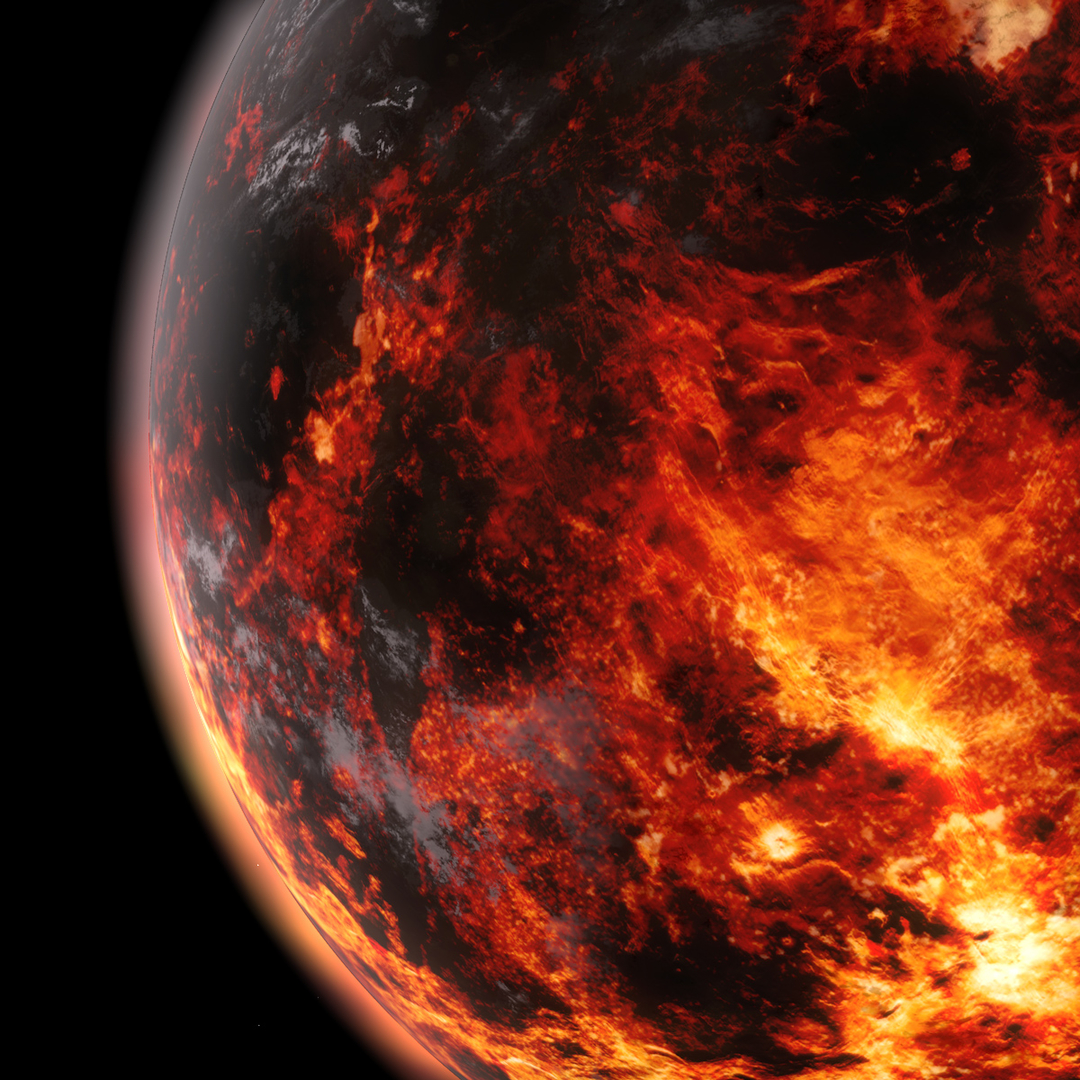Lava Planet - Mustafar - Alien Planet 8k Modelo 3D - TurboSquid 1635495