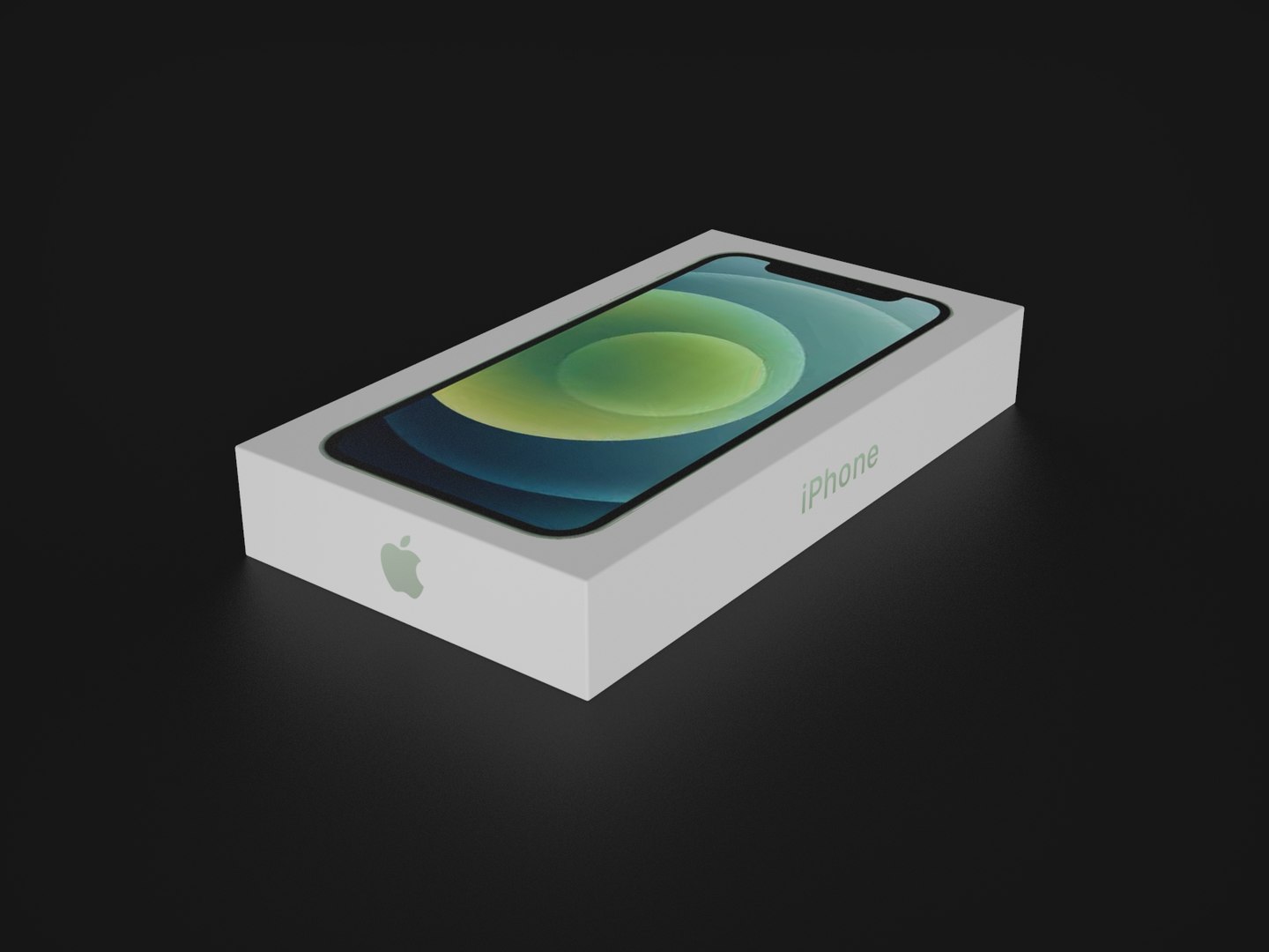 modèle 3D de Apple iPhone 12 Box gratuit - TurboSquid 1635696