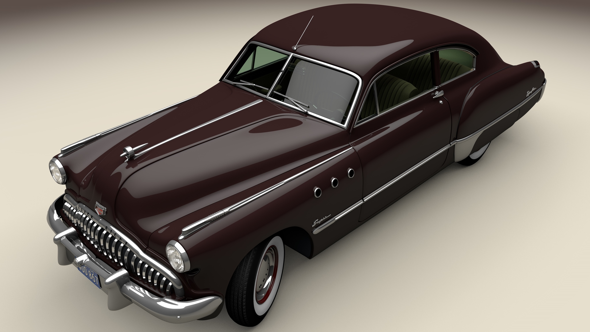 3D model sedanette buick roadmaster - TurboSquid 1635767
