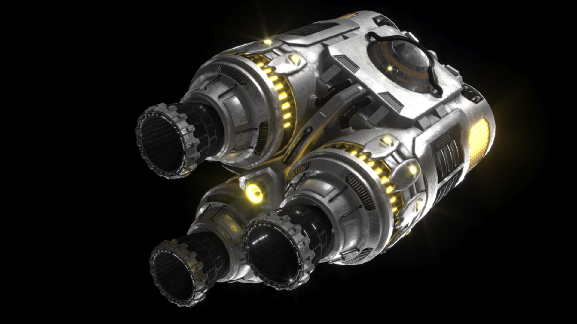 3D model thruster spaceship fusion - TurboSquid 1634123