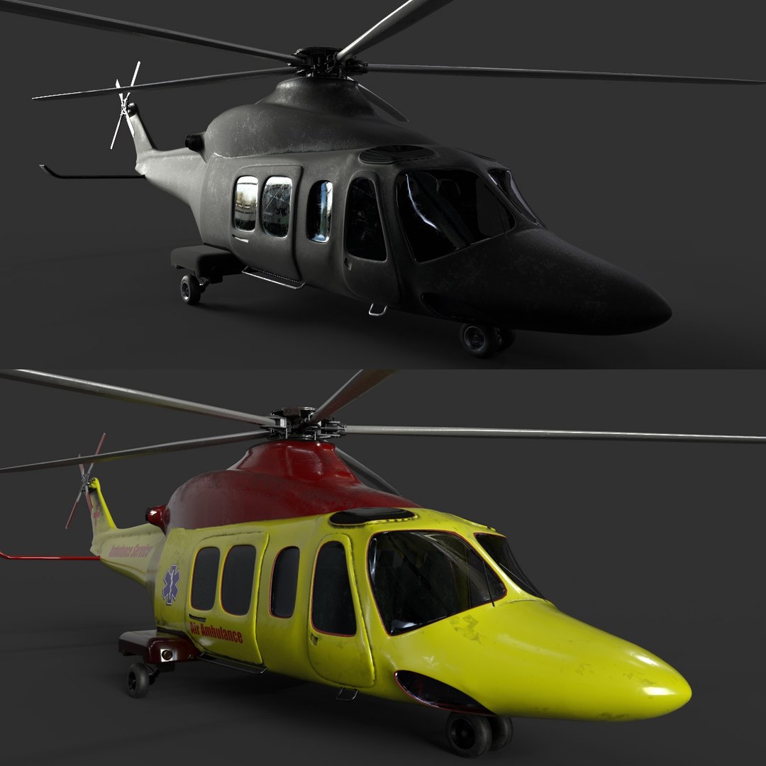 3D agustawestland aw139 helicopter skins model - TurboSquid 1635906