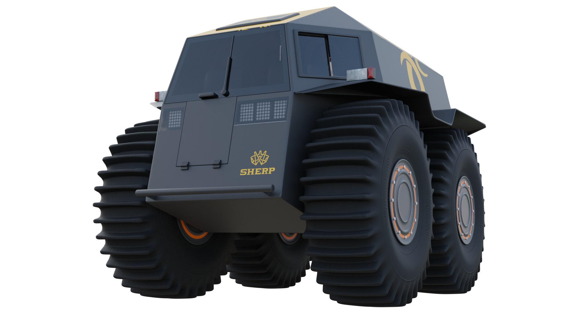 3D realistic sherp atv pro model - TurboSquid 1636462