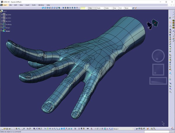 3D hand casual woman f1p3d1v1hand model - TurboSquid 1636330