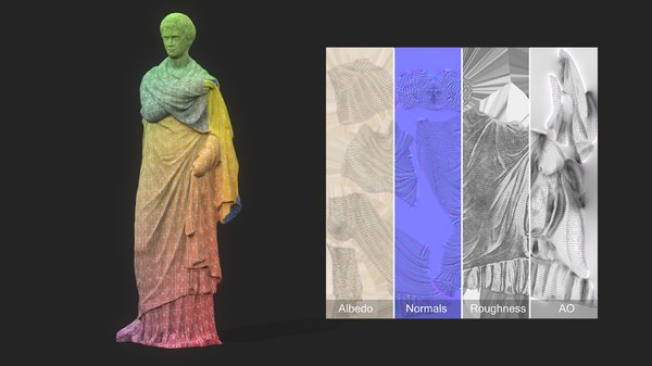 Ancient greek sculptures 3D - TurboSquid 1636411