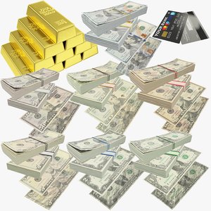 Free 3D Money Models | TurboSquid