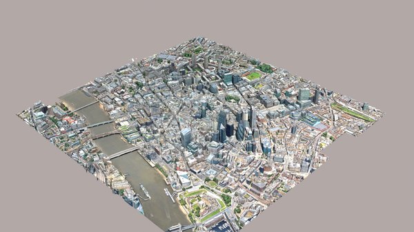 London maps 3D model - TurboSquid 1636476