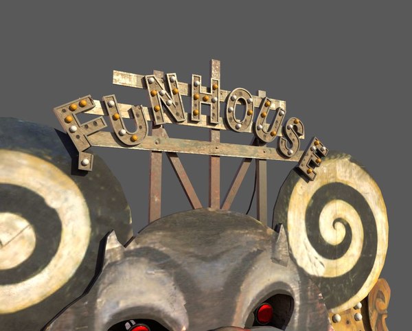 3D model old funhouse entrance - TurboSquid 1636486