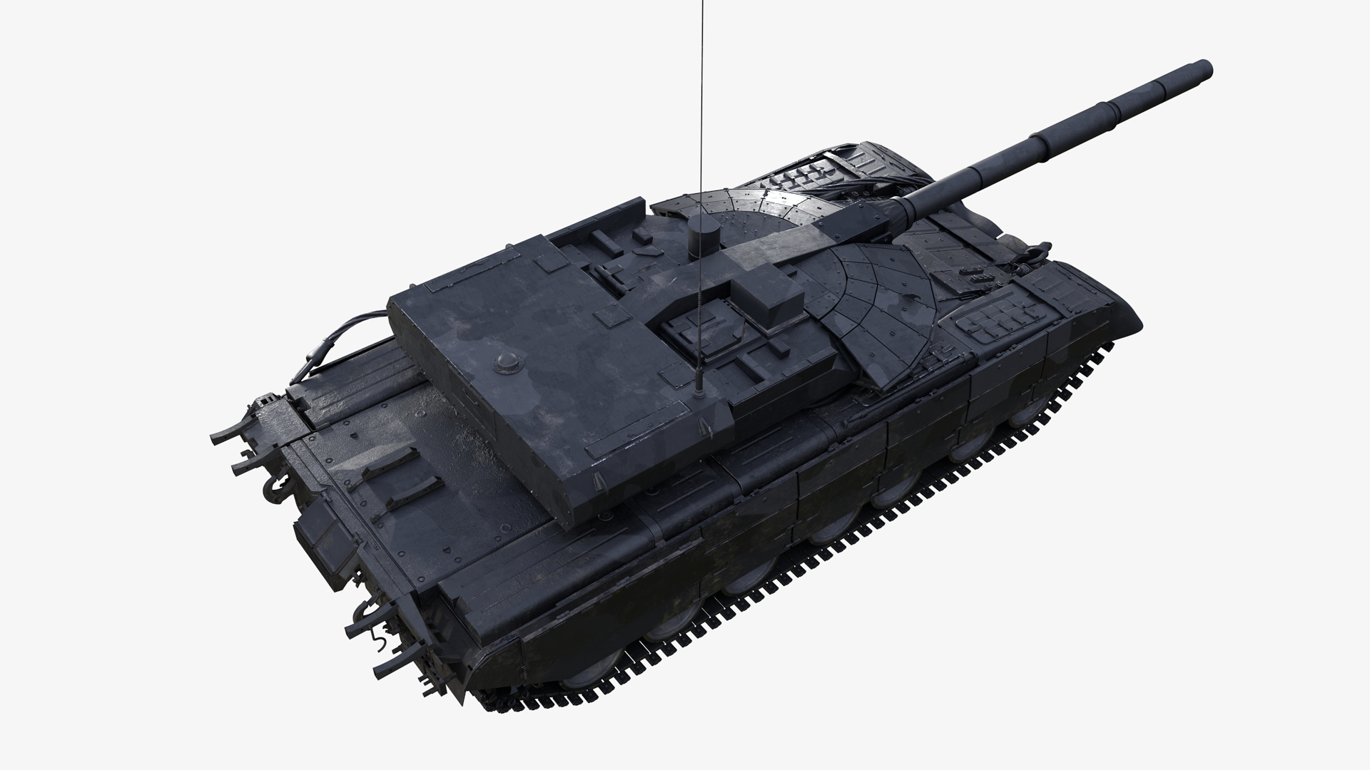 modèle 3D de Char Object 640 "Aigle Noir" - TurboSquid 1634392